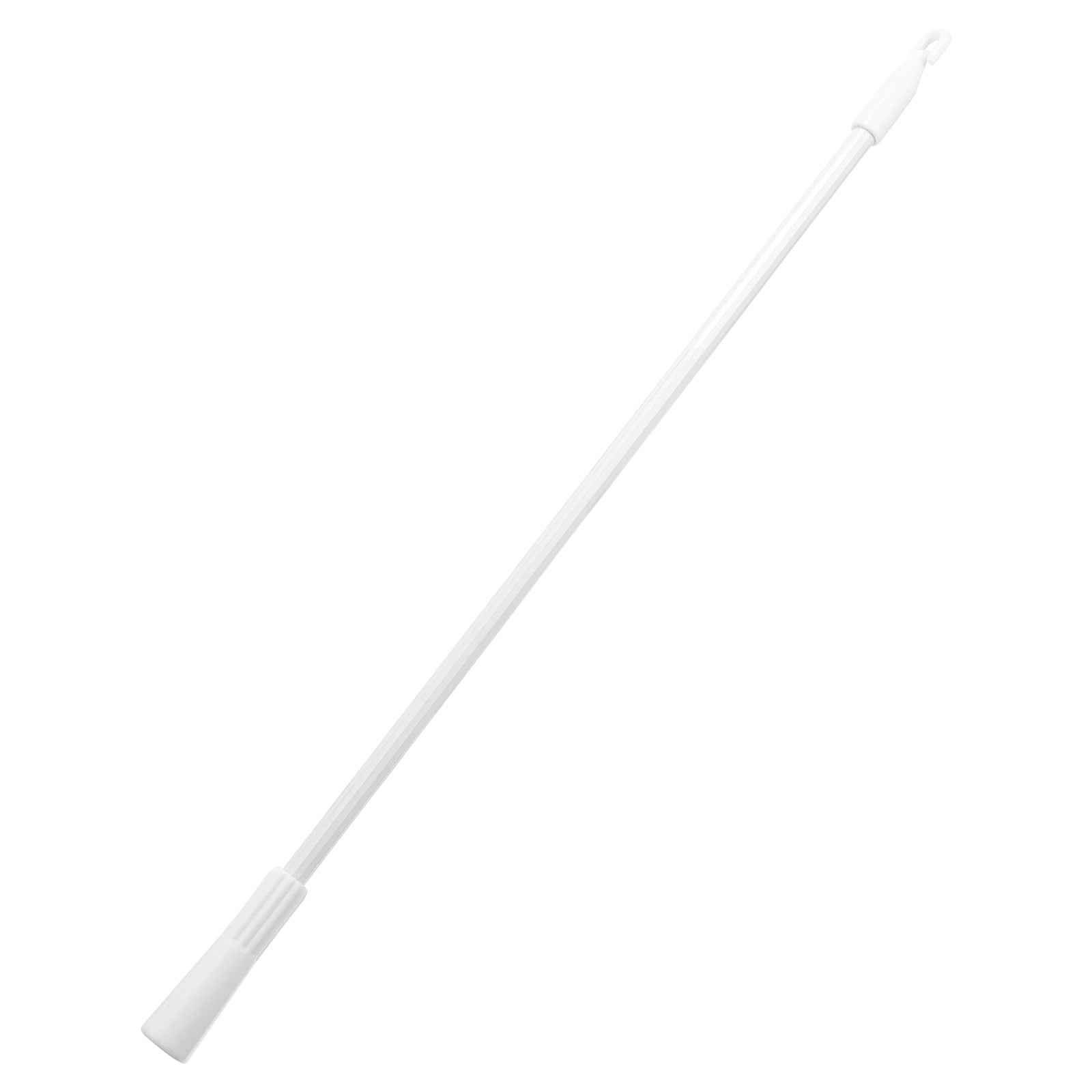 HOMEMAXS Aluminum Alloy Rotor Rod Pole Window Blind Curtain Rods White ...