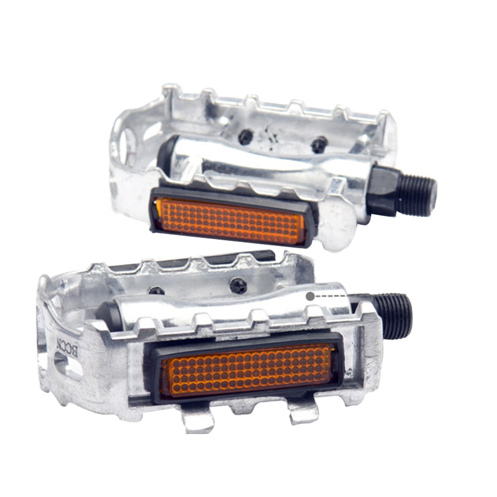 HOMEMAXS Aluminum Pedal Silver Anti-slip Spike Bike Accessory - Walmart.com