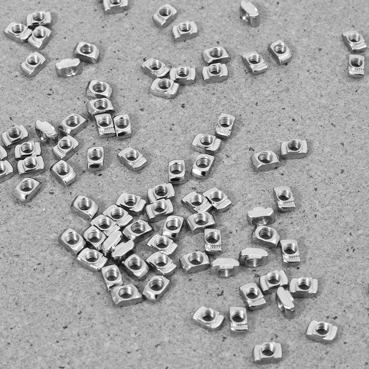 Aluminum Profile T-nut M5 T-nuts Extrusion Extrusions Silver - Walmart.com