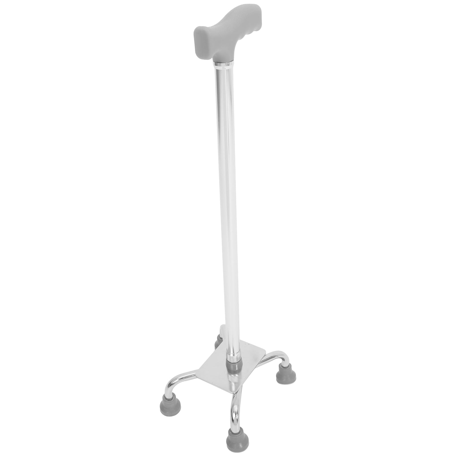 HOMEMAXS Aluminum Quad Cane with Small Base Adjustable Walking Stick ...