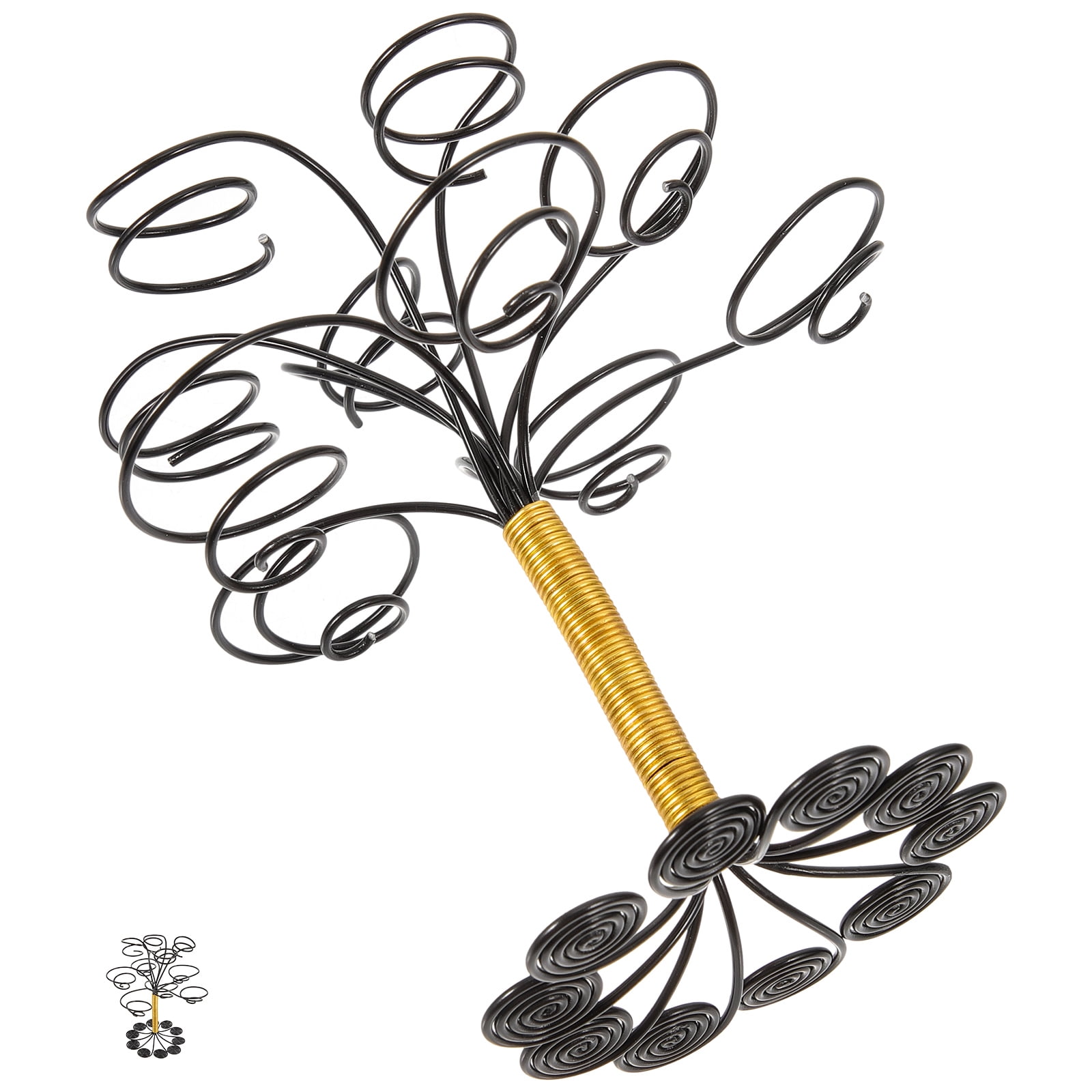 HOMEMAXS Aluminum Wire Flower Stand Air Plant Decor Display Table ...