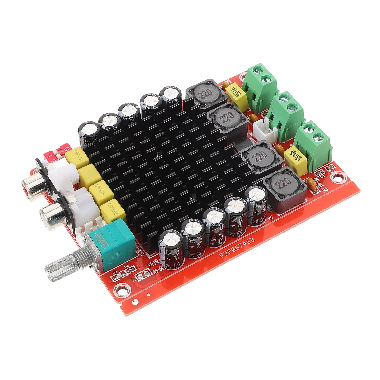 HOMEMAXS Amplifier Board Stereo Audio Power Amplifier Board Amp Board ...