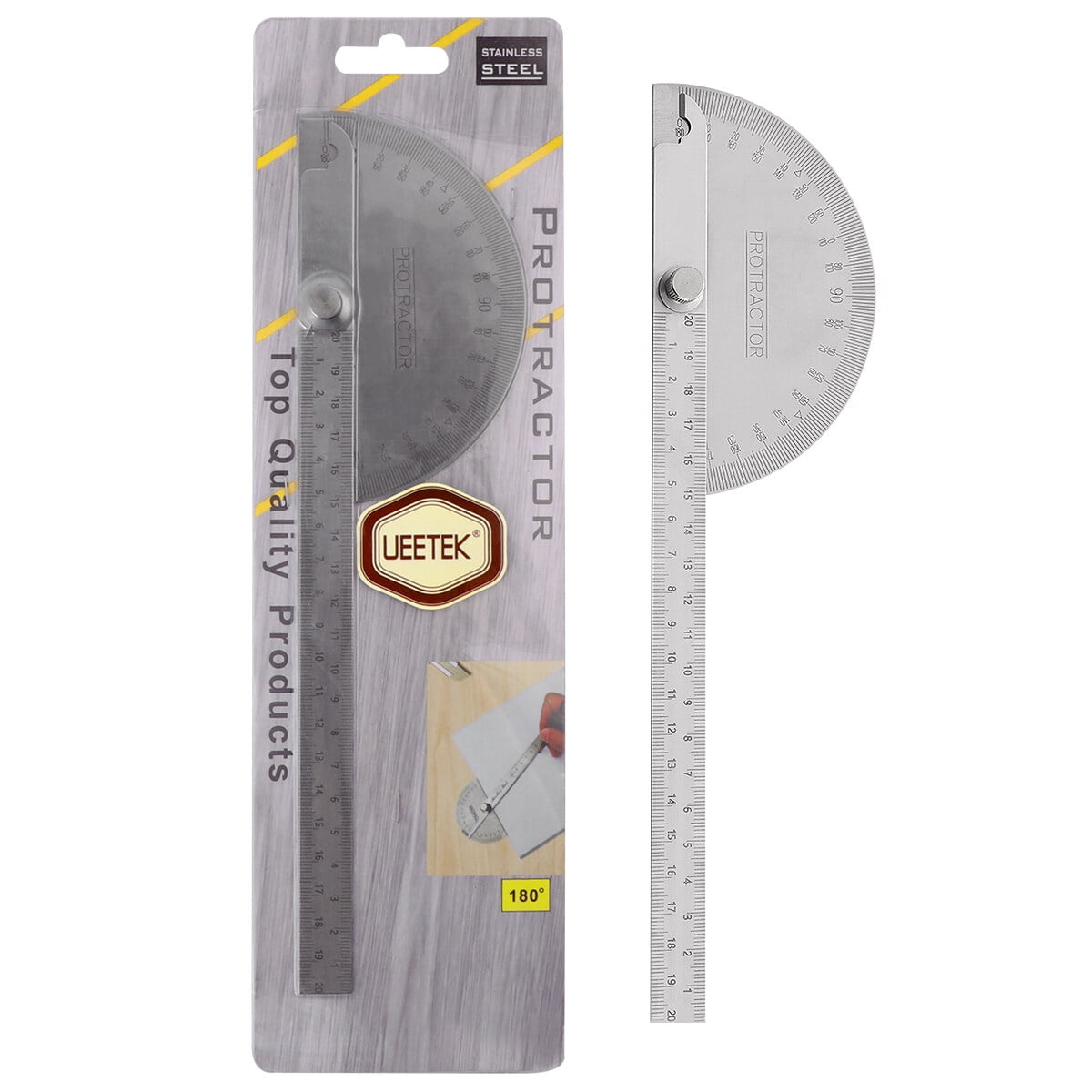 HOMEMAXS Angle Measurement Steel Ruler Protractor Digital Electronic ...