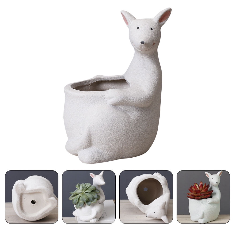 HOMEMAXS Animal Succulent Planter Pots Ceramic Flowerpot Desk Plant Pot ...