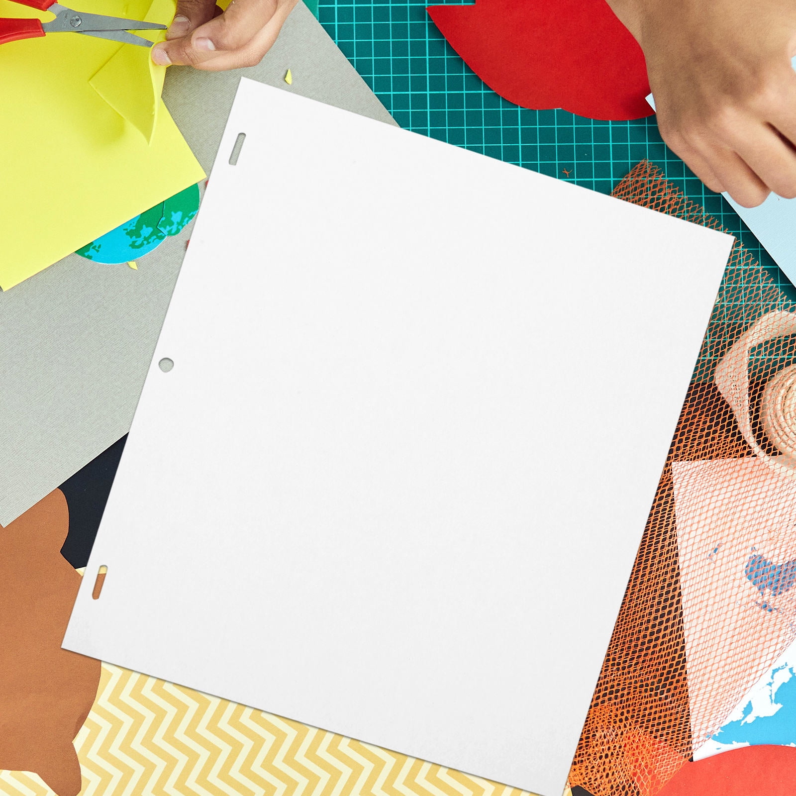 HOMEMAXS Animation Position Paper 200pcs Blank Animation Punched Paper ...