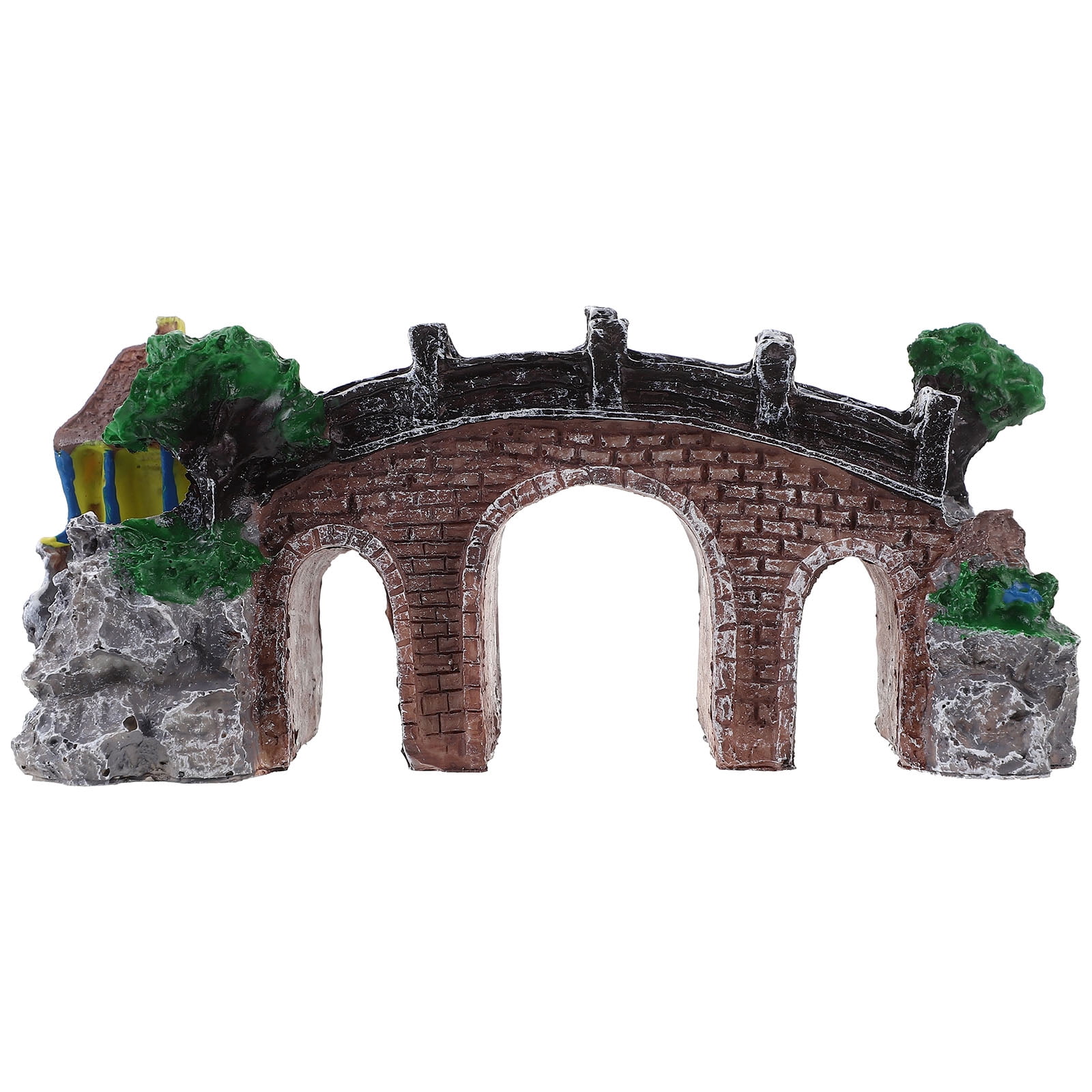 Minkissy Fish Tank Resin Decoration Bridge Model 1Pcs - Walmart.com
