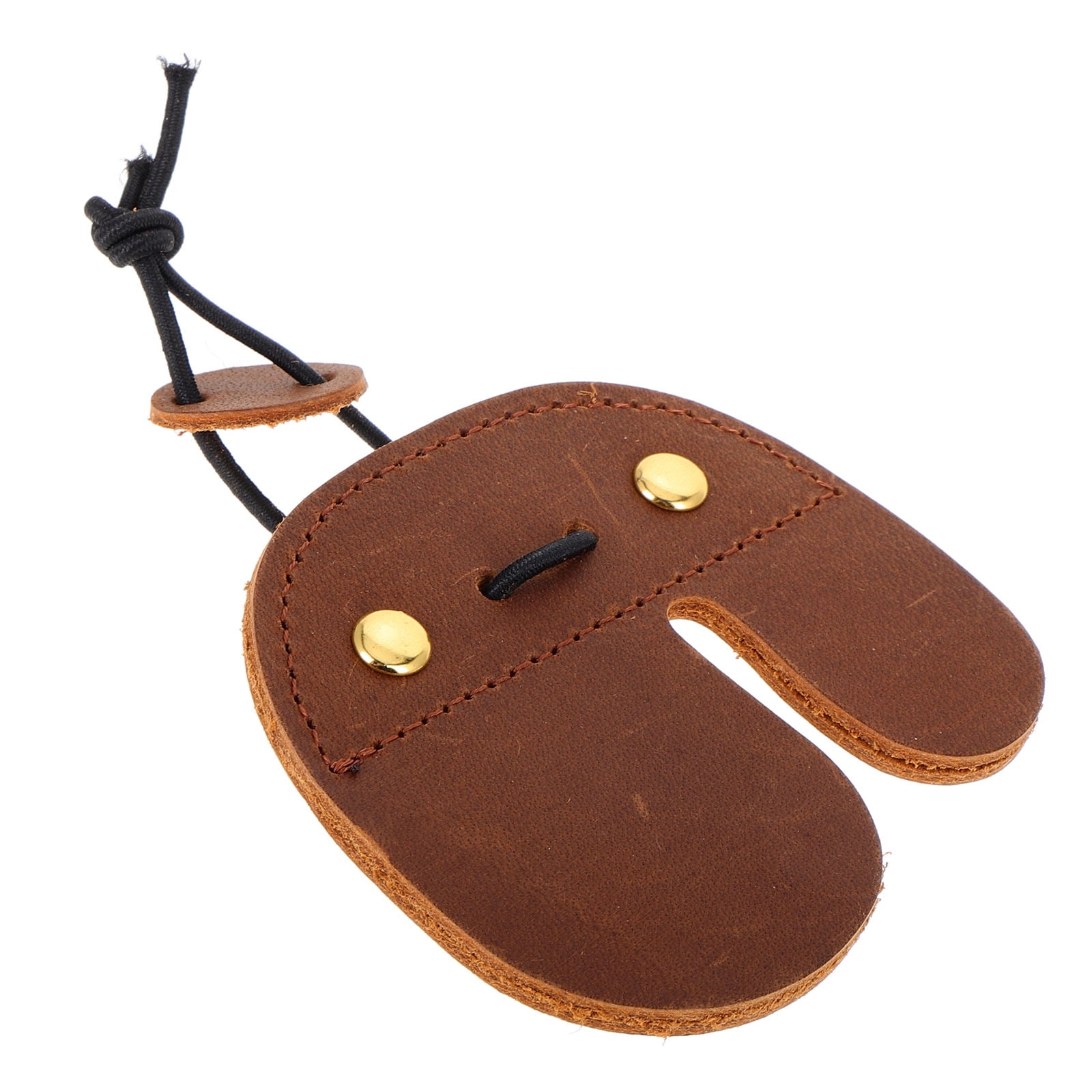 HOMEMAXS Brown Cattlehide Finger Tabs for Recurve Lightweight ...