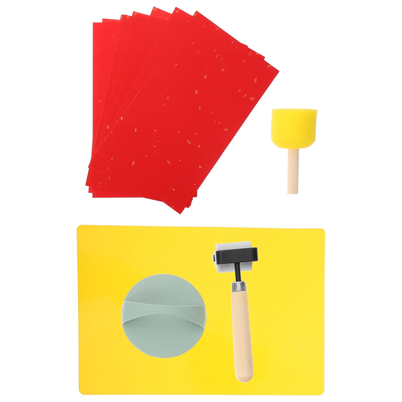 HOMEMAXS Art Printmaking Tools Printing Ink Roller Removable Egg Carton ...