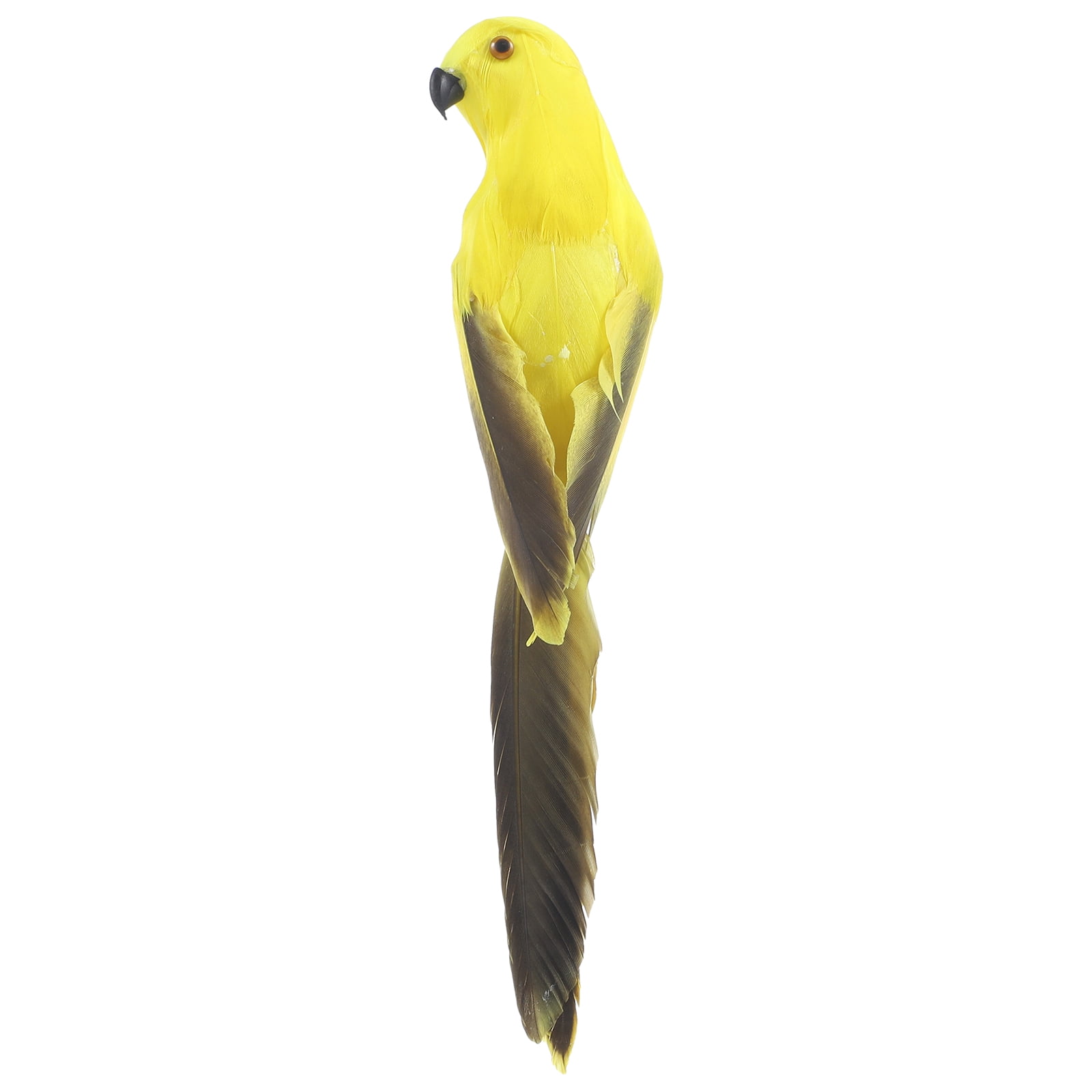 HOMEMAXS Artificial Bird Ornament Garden Bird Statue Realistic Parrot ...