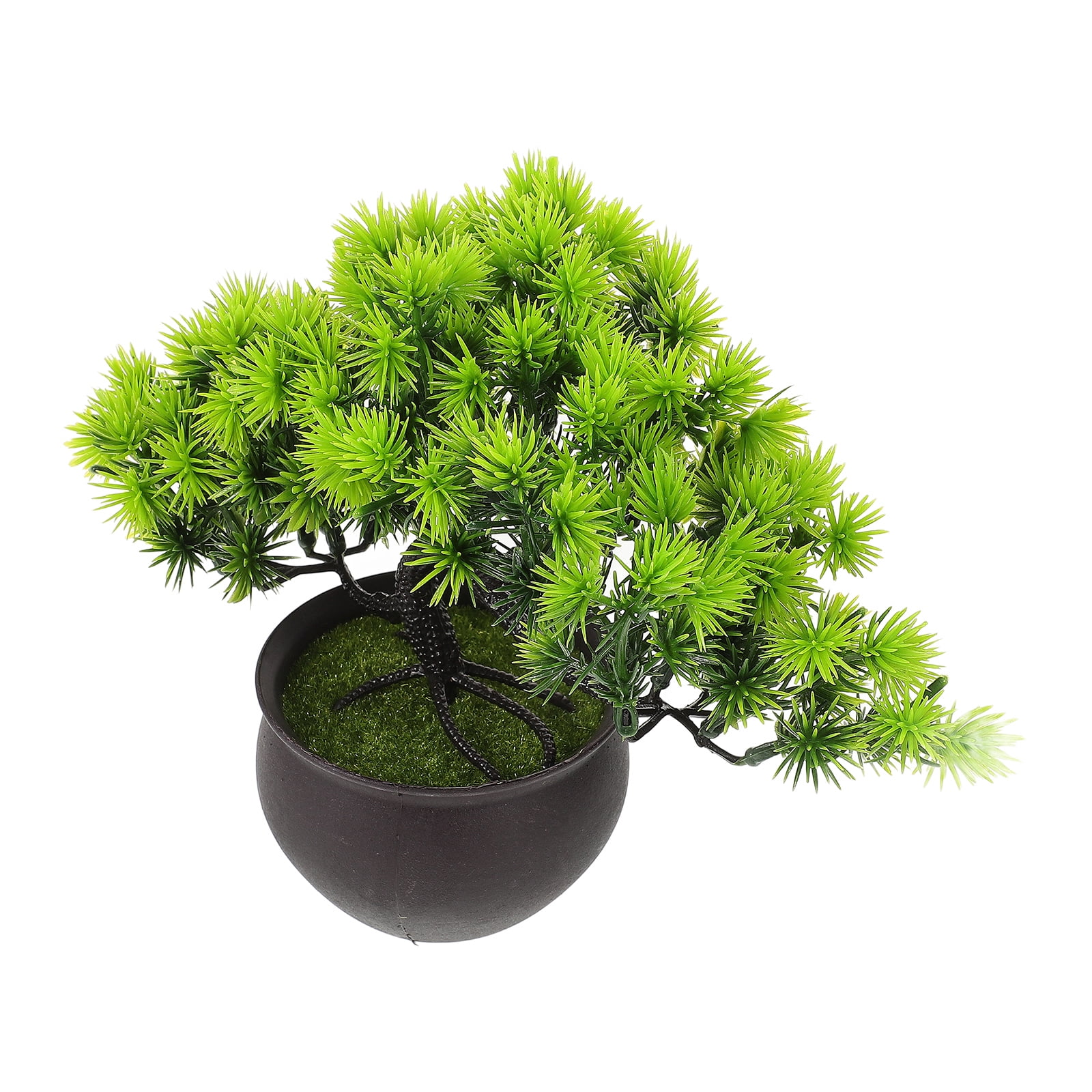 Highly Realistic Mini Potted Fake Pine Tree for Decor Made of Plastic ...