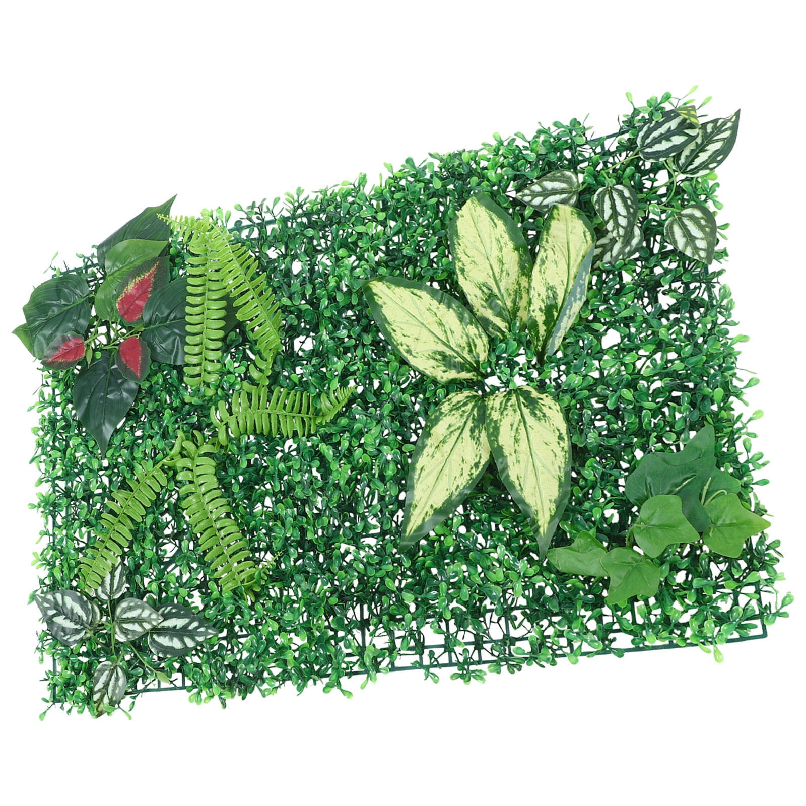 HOMEMAXS Artificial Plant Wall Fake Grass Boxwood Greenery Backdrop ...