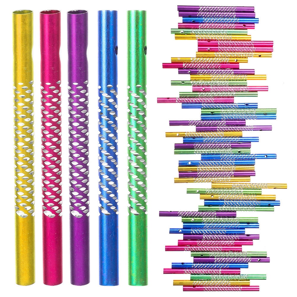 HOMEMAXS Assorted Color Metal Wind Chime Tubes for DIY Craft Projects ...