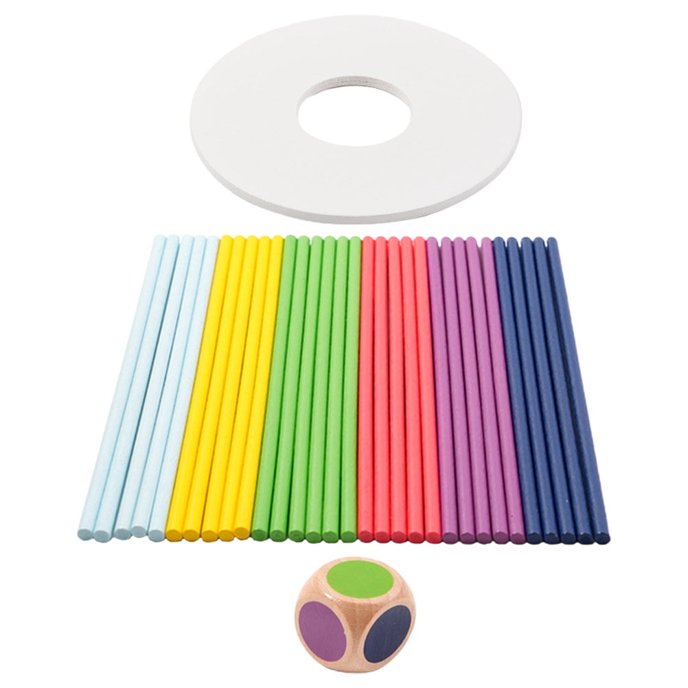 Assorted Color Pick Up Sticks Game for Kids Balancing Toy Improves ...