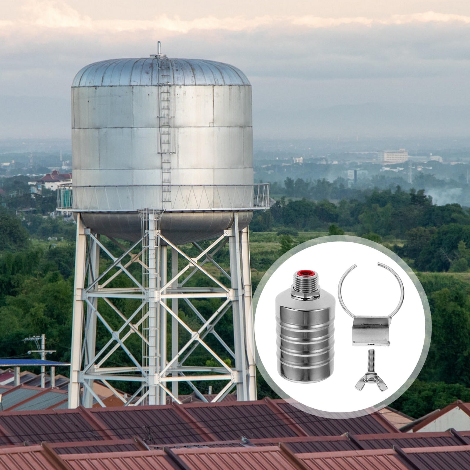 HOMEMAXS Automatic Water Level Controller Float Valve for Home Use ...