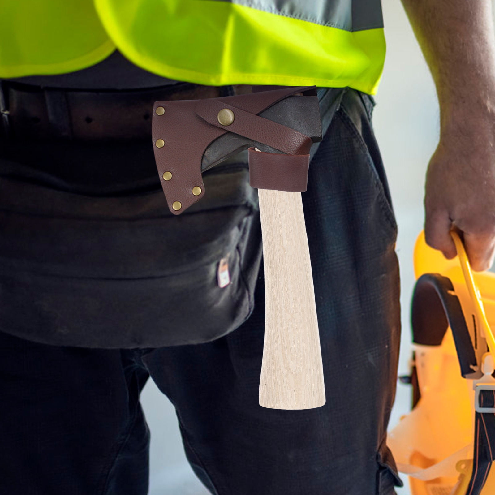 HOMEMAXS Axe Small Handle Repairing Wood Handle Axe Wooden Grip Handle ...