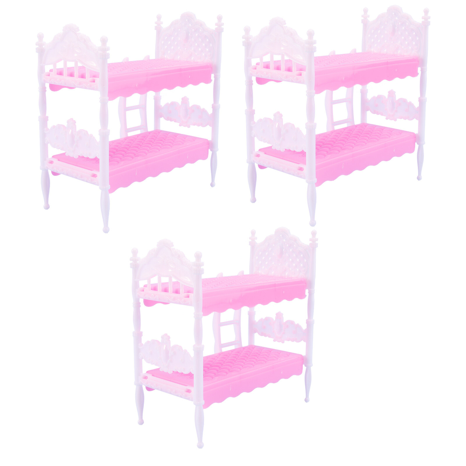 HOMEMAXS Baby Doll Crib Doll Bunk Bed Mini House Accessory Set Child 13 ...