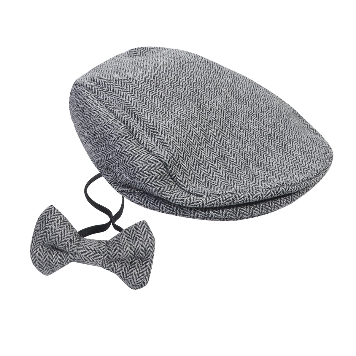 HOMEMAXS Baby Photo Props Gentleman Cap with Bow Tie Set in Cotton ...