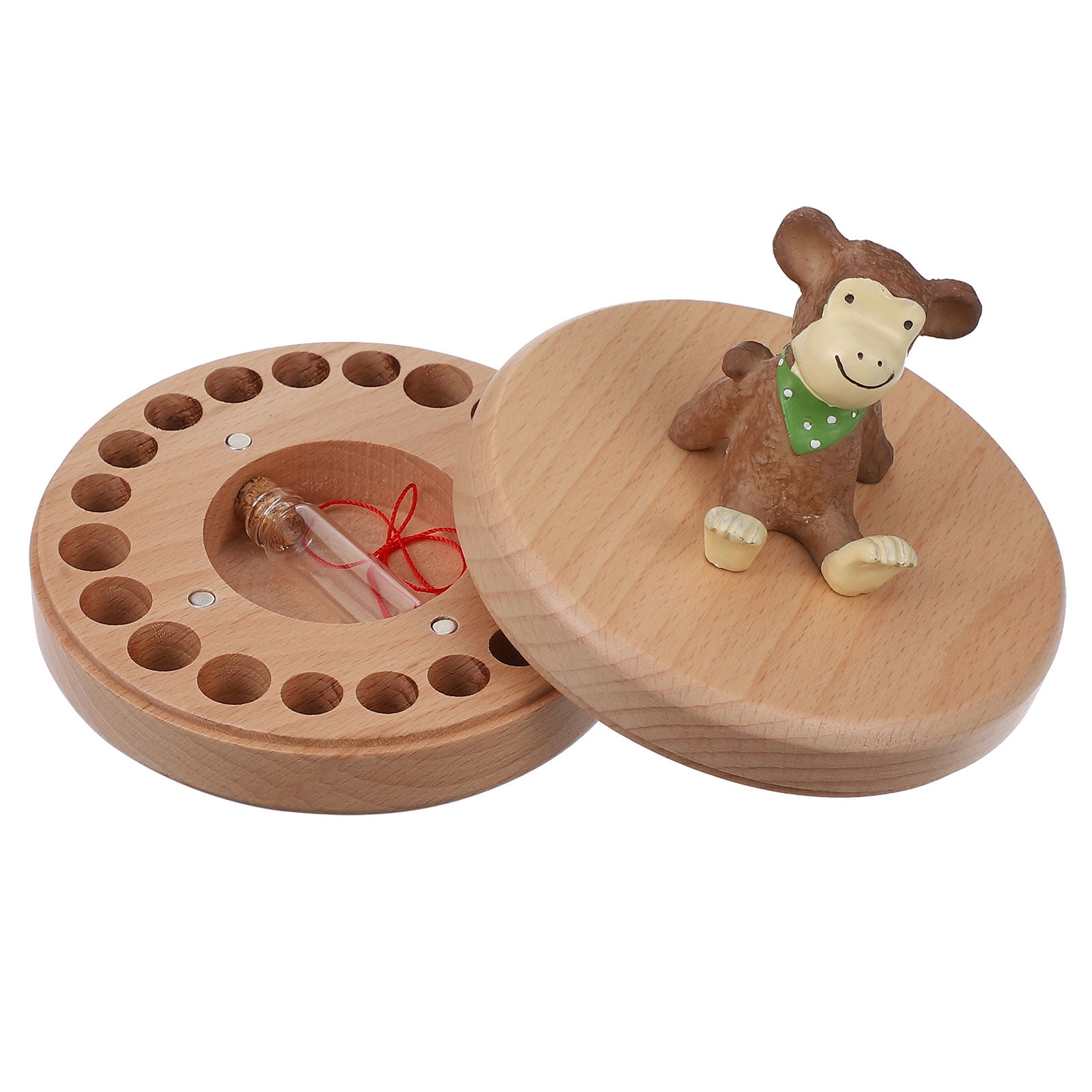 HOMEMAXS Baby Teeth Container Infant Lanugo Case Items First Teething ...