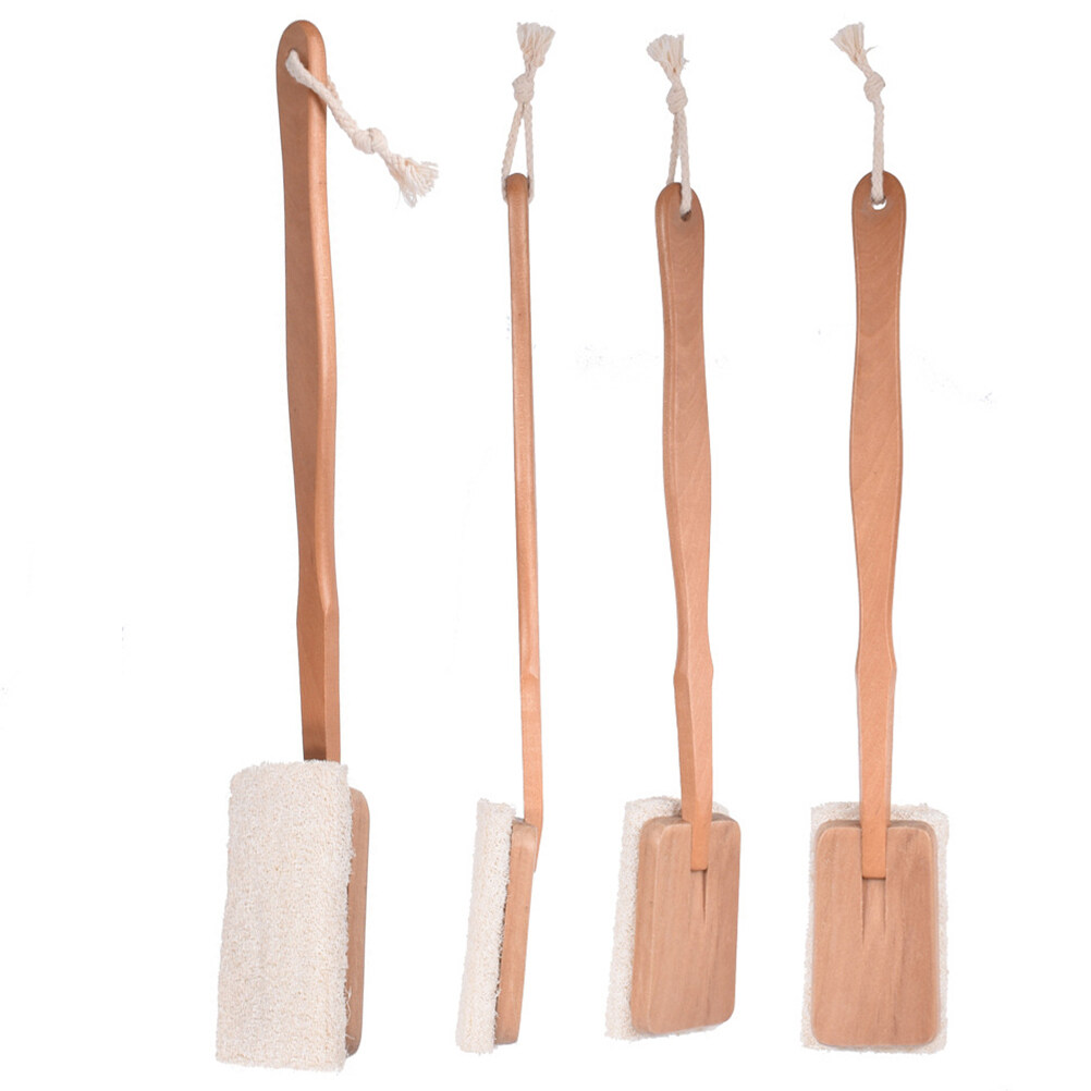 Back Washer Exfoliating Shower Gel Bath Sponges for Adults Loofah Bath ...