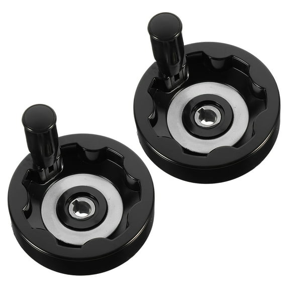 HOMEMAXS Bakelite Hand Wheels for Machine Use Black Color 2 Pieces 5 ...