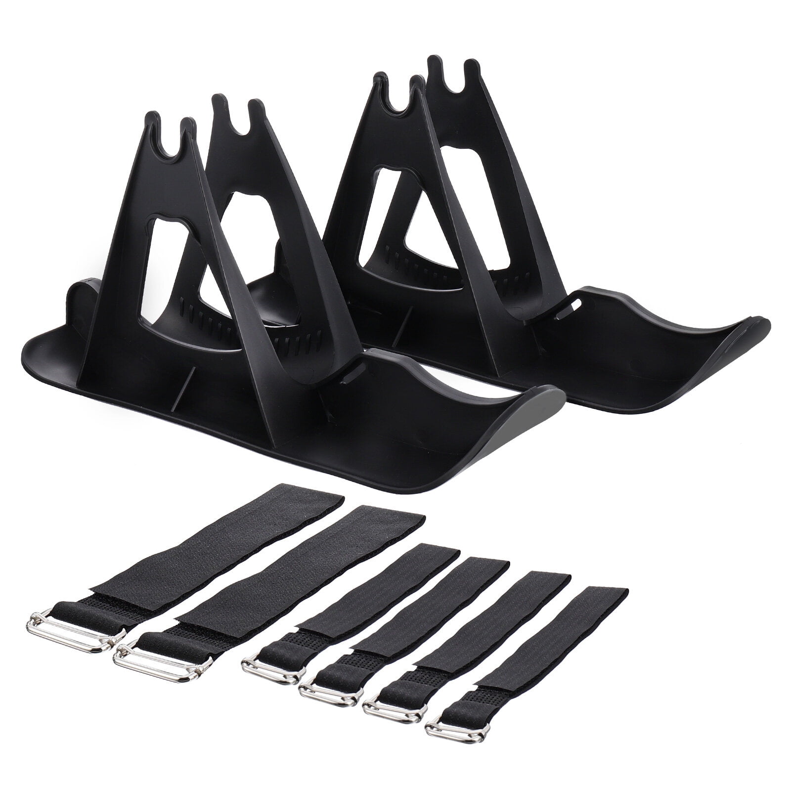 HOMEMAXS Balance Bike Ski Board Set for Kids with 4 Straps Fit 13-15 ...