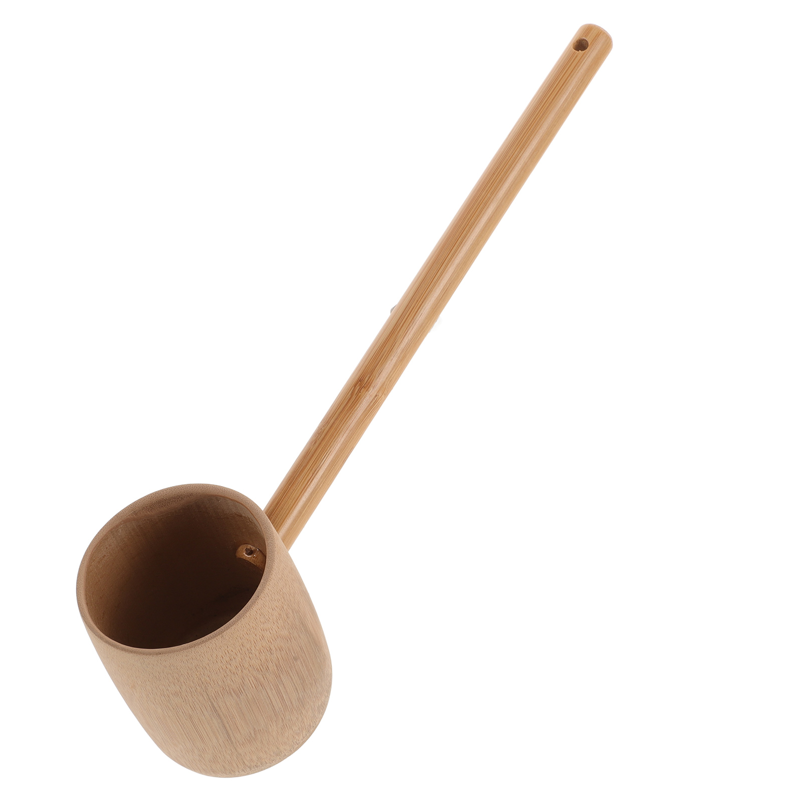HOMEMAXS Bamboo Water Ladle Bath Salt Scoop Retro Bamboo Bailer Bamboo ...
