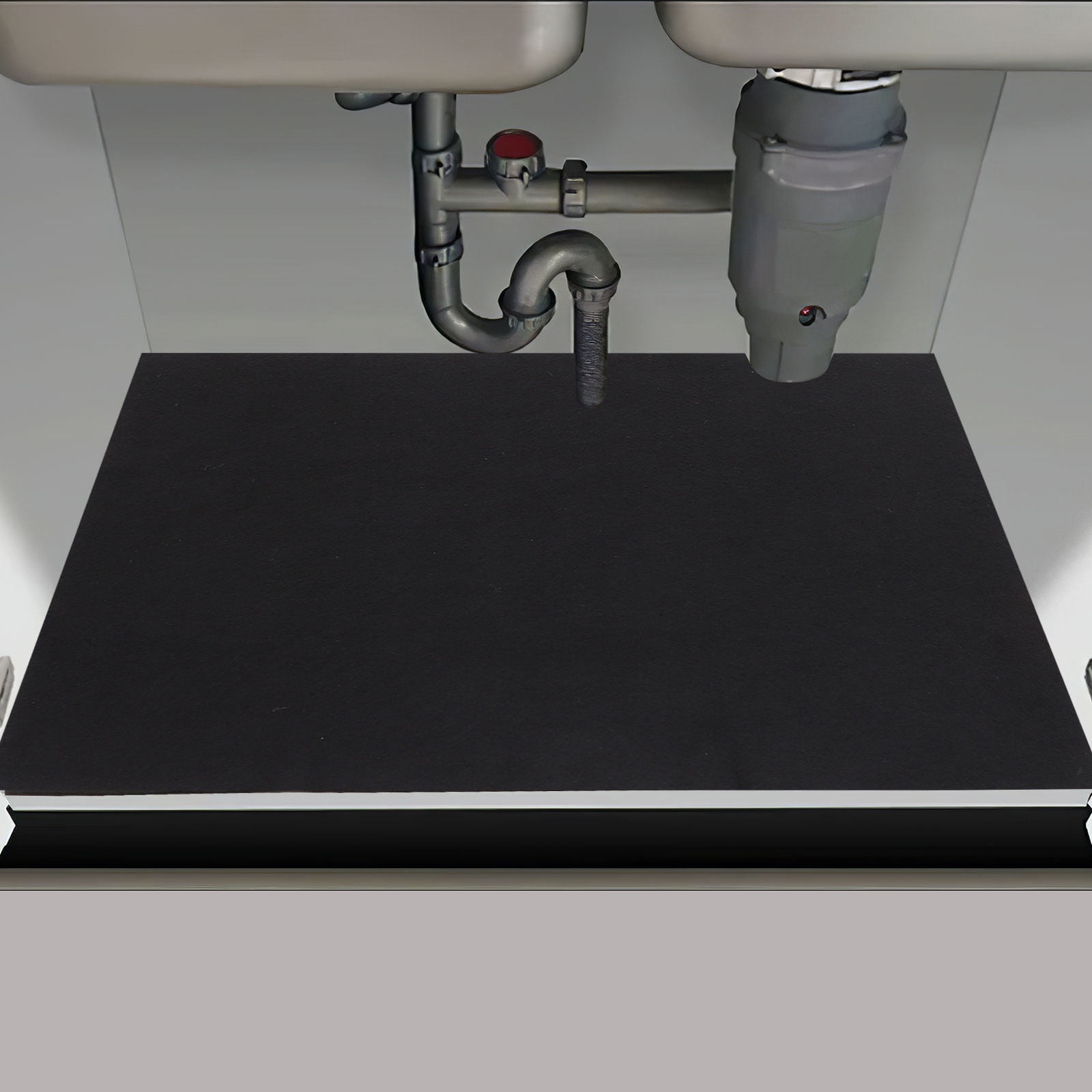 HOMEMAXS Bath Mat under Sink Mats for Kitchen Bathroom Storage Cabinet ...