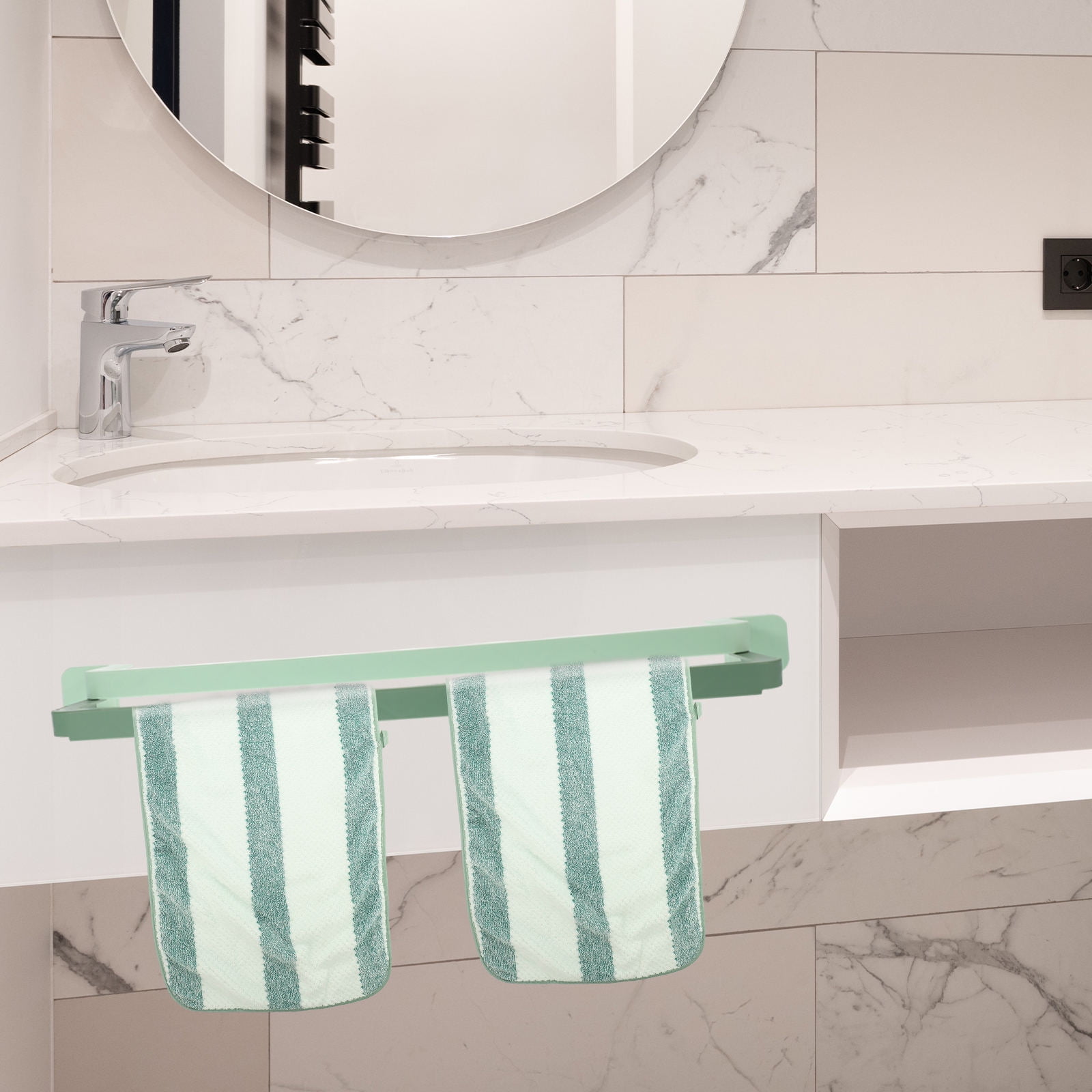 HOMEMAXS Bathroom Slipper Rack No Punching Wall Shoe Slippers Women ...