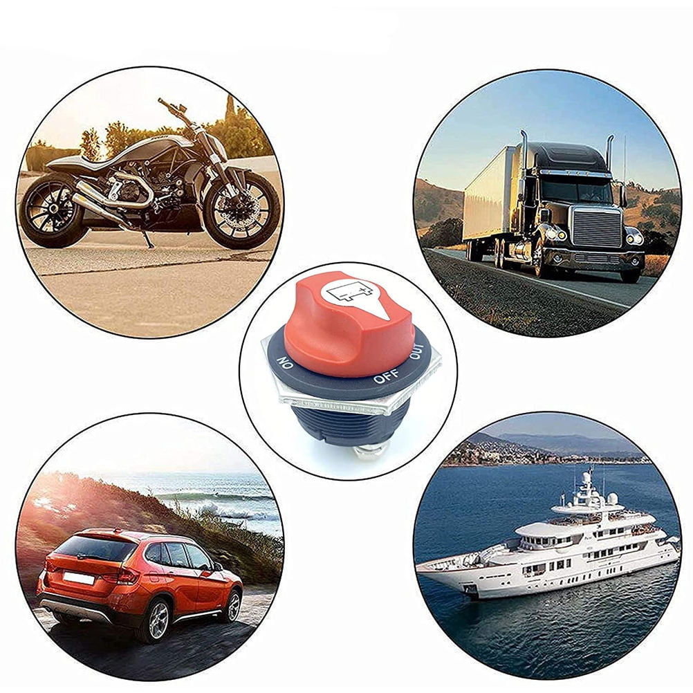 HOMEMAXS Battery Isolating Switch Vehicle Cut Off Terminal Disconnect ...