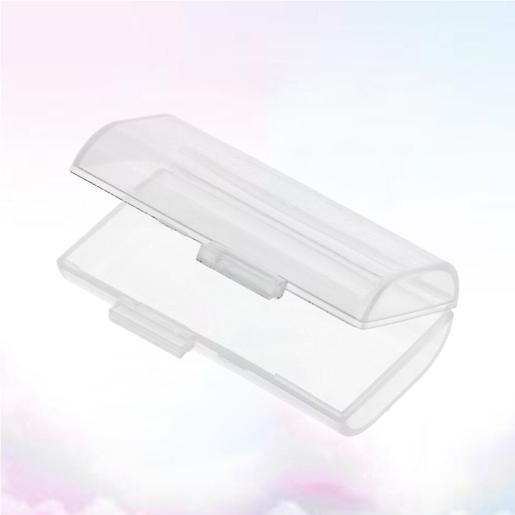 HOMEMAXS Battery Storage Case Box Lithium Batteries Transparent ...
