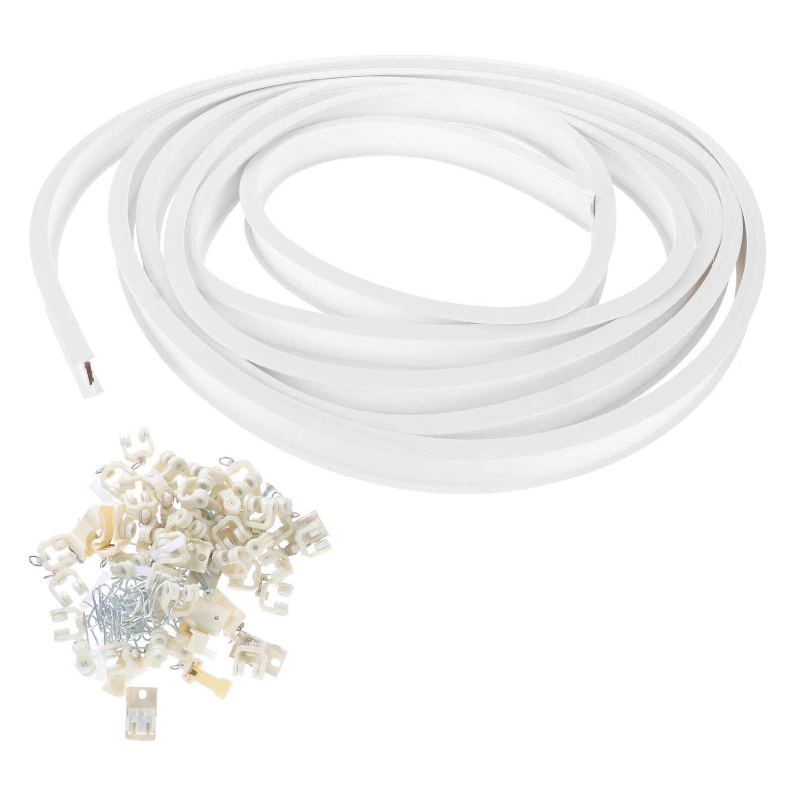 HOMEMAXS Bead Poles Curtain Track Easy to Install Bendable - Walmart.com