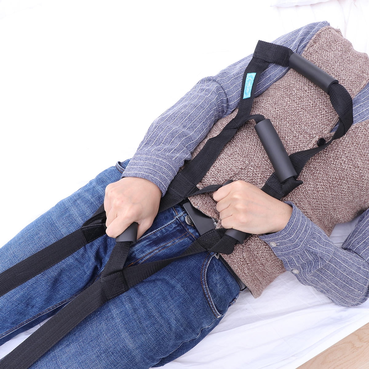 HOMEMAXS Bed Ladder Bedside Rails Seniors Sit up Assist Device Elder ...