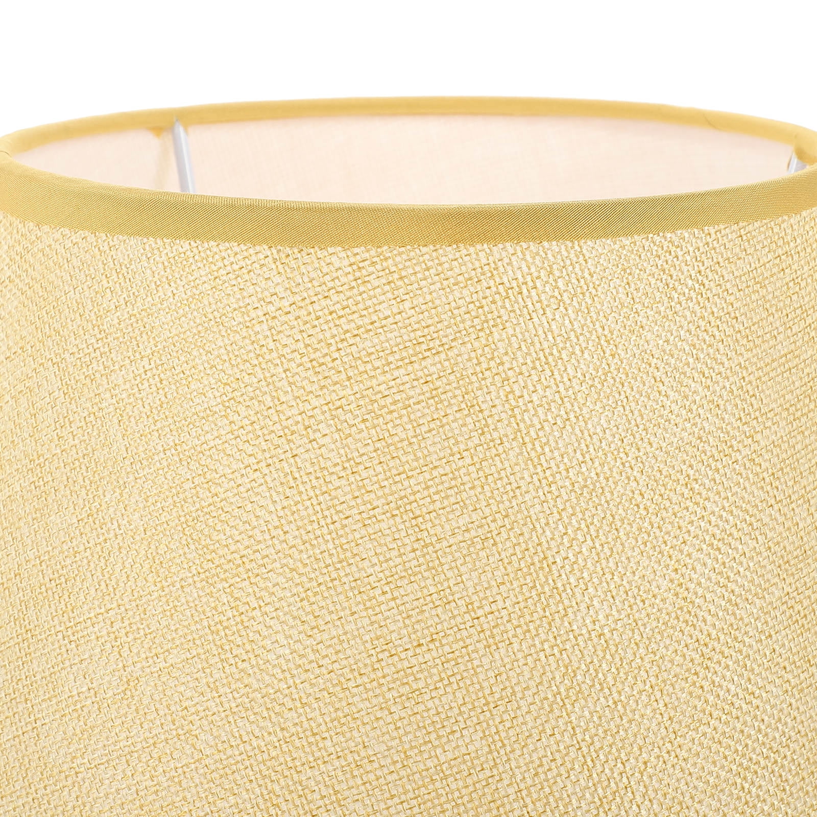 HOMEMAXS Bedroom Fabric Lampshade Yellow Lamp Shade Sturdy Lamp Shade ...