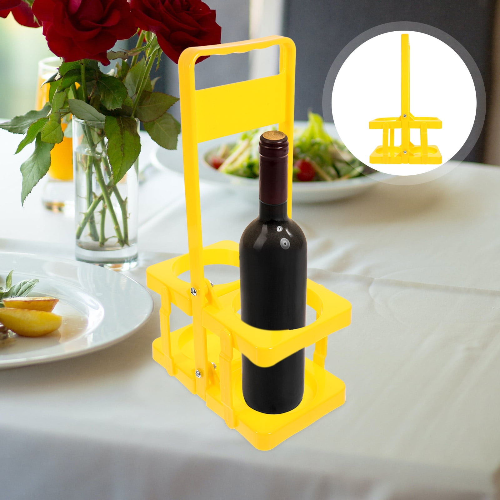 HOMEMAXS Beer Bottle Basket Carrier Foldable Drinks Carriers Baby ...