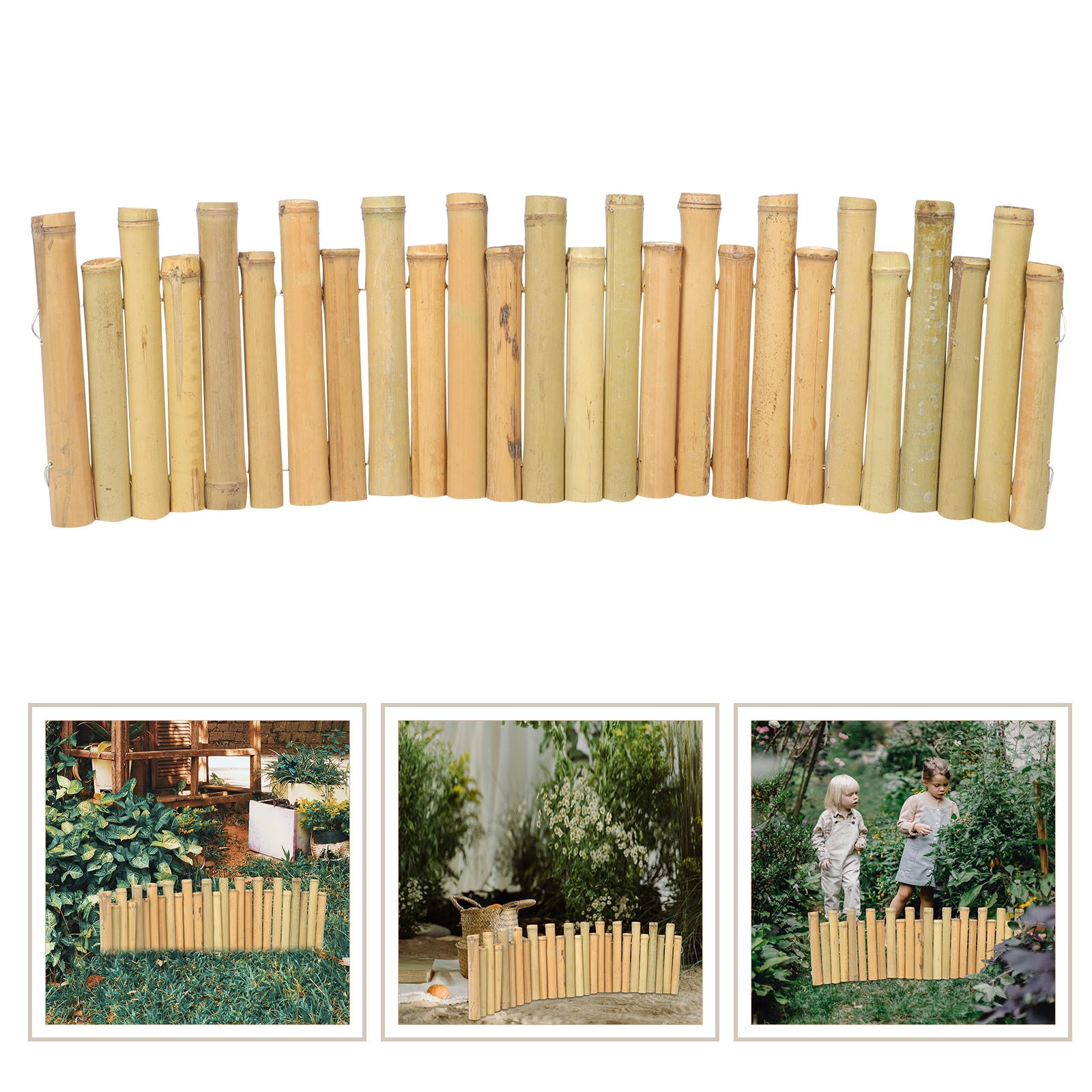 jojofuny Bamboo Fences Rectangular 1Pcs 39x12in - Walmart.com