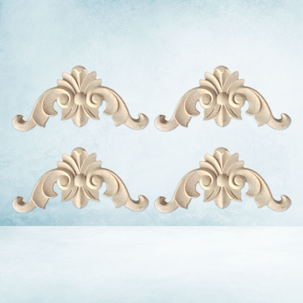 HOMEMAXS Beige Carved Onlay Applique for Decoration Use Easy to Spray ...
