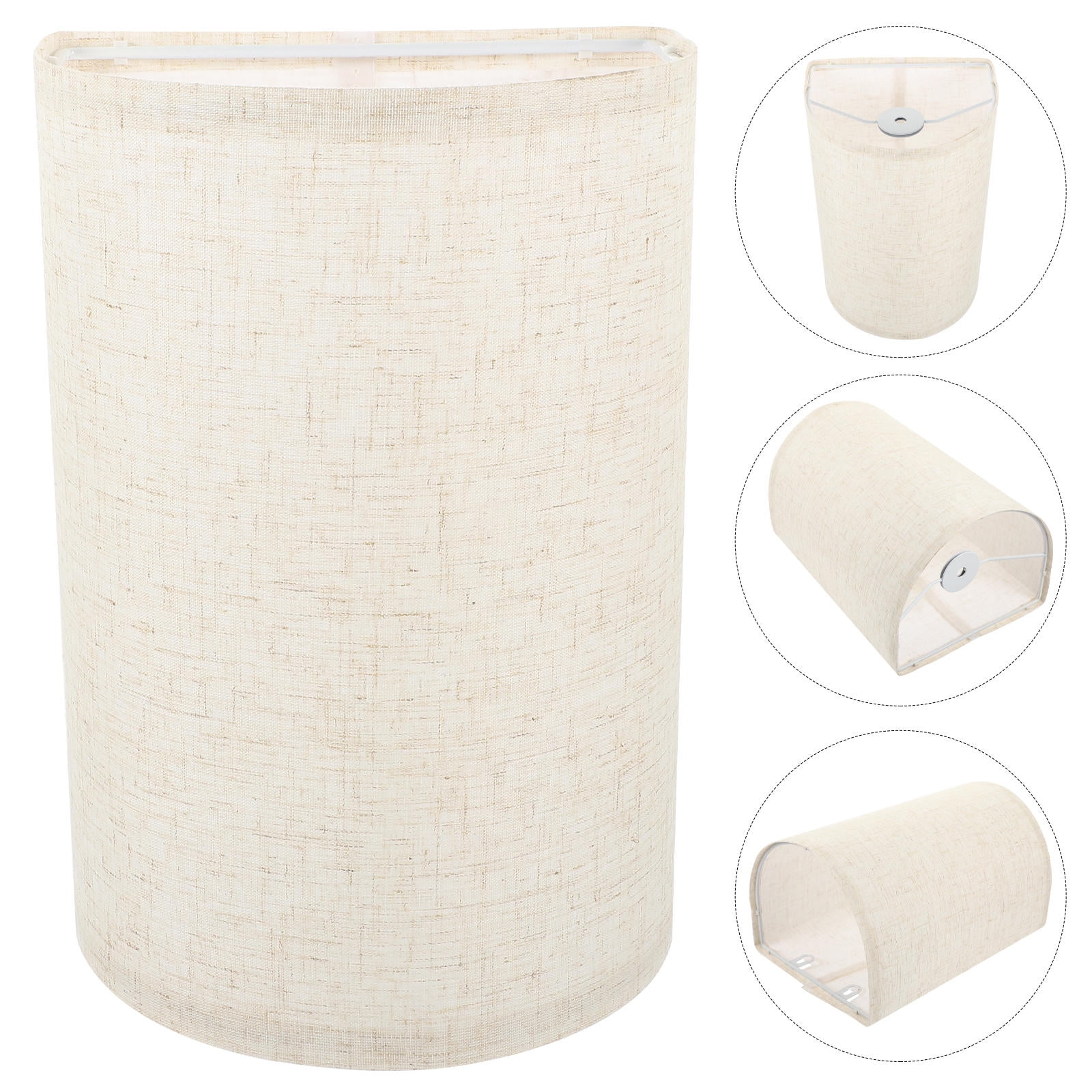 HOMEMAXS Beige Fabric Lamp Shade for Home Use Detachable and Durable ...