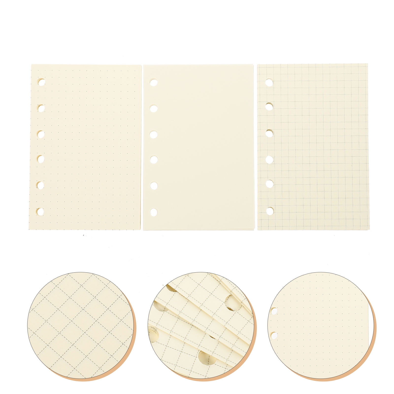 HOMEMAXS Beige Planner Refill Paper for Writing with Smooth Experience ...