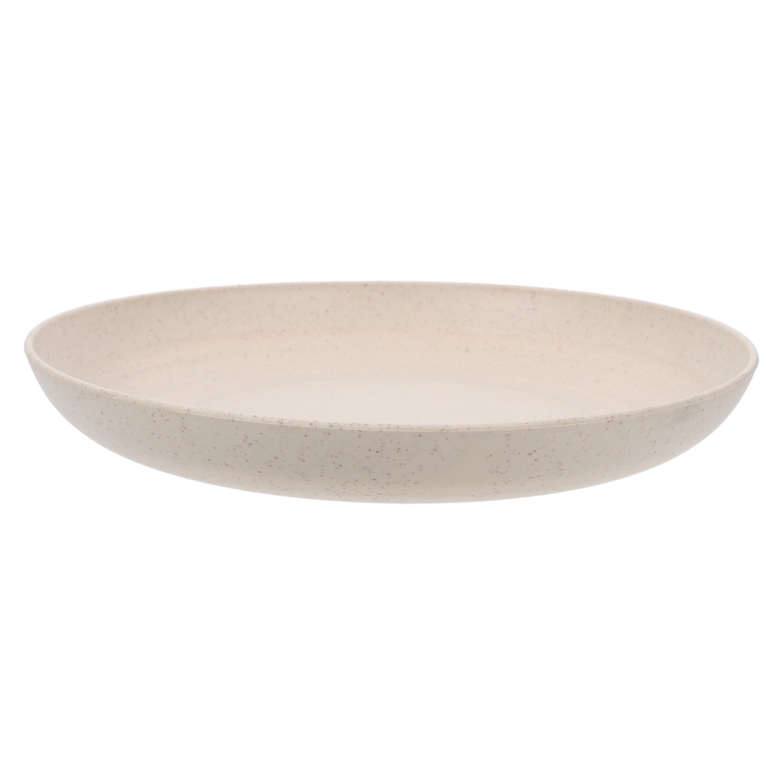 Beige Wheat Straw Serving Plate for Kitchen Use and Easy to Clean ...