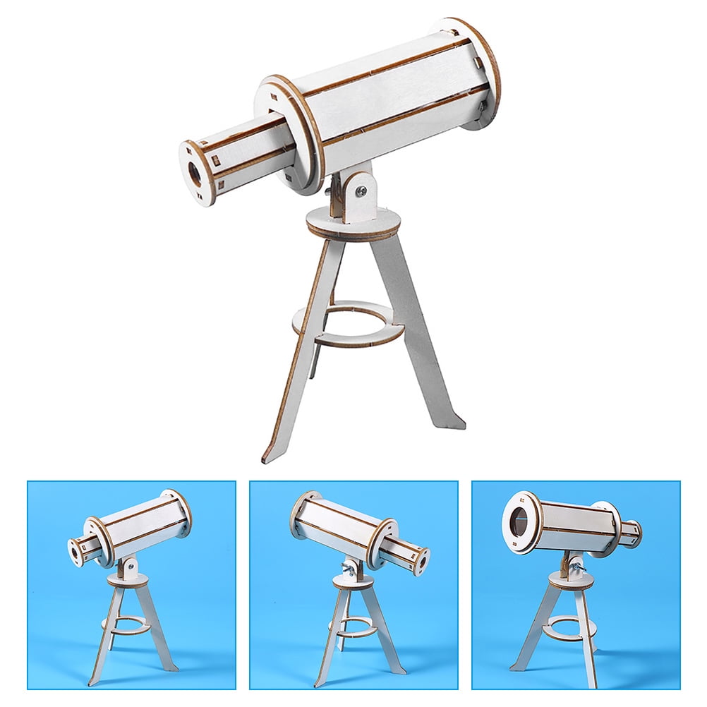 jojofuny Interactive Teaching Telescope Toy Wooden for Kids 1Set ...