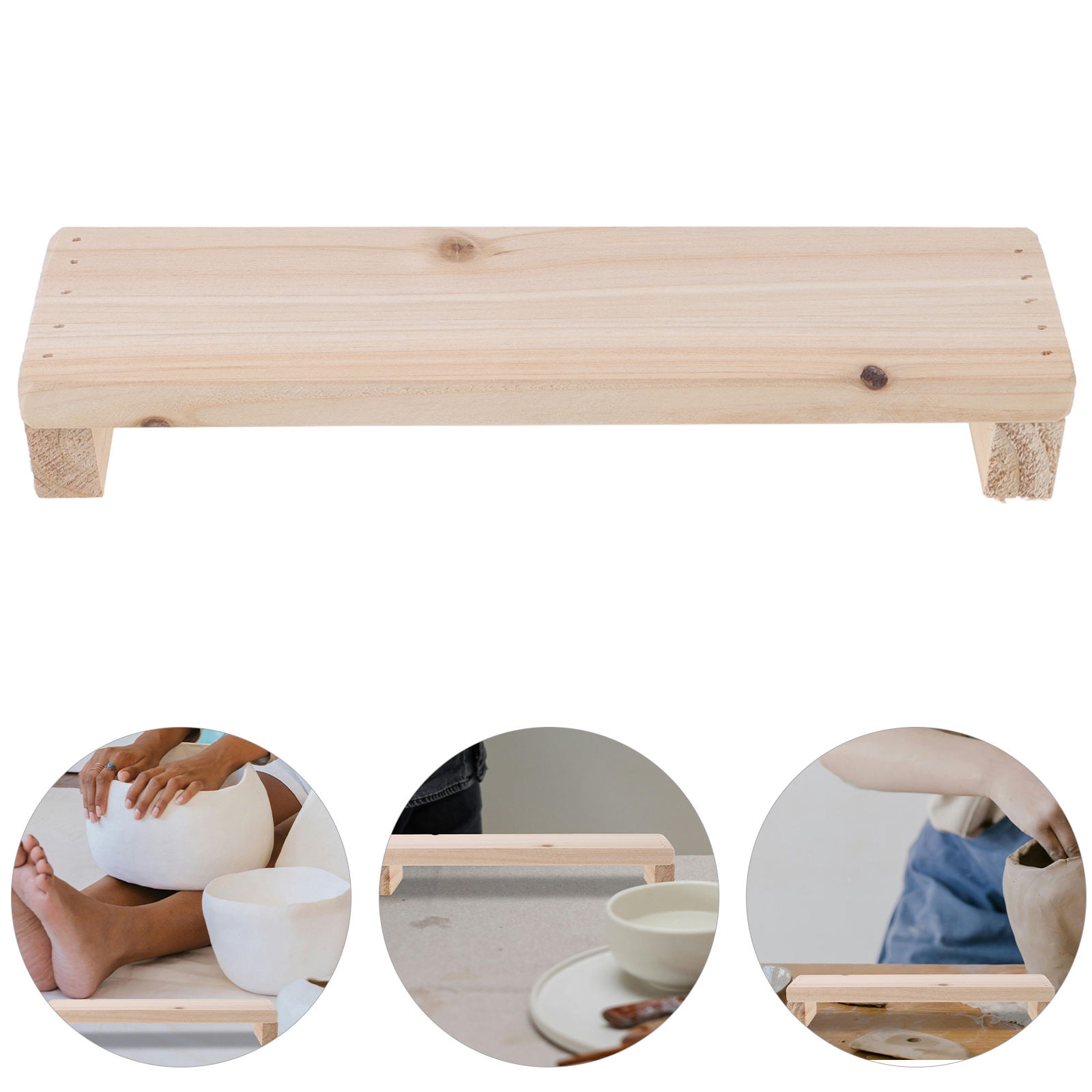 Beige Wooden Wrist Rest for Drawing Pottery and Calligraphy Ergonomic ...