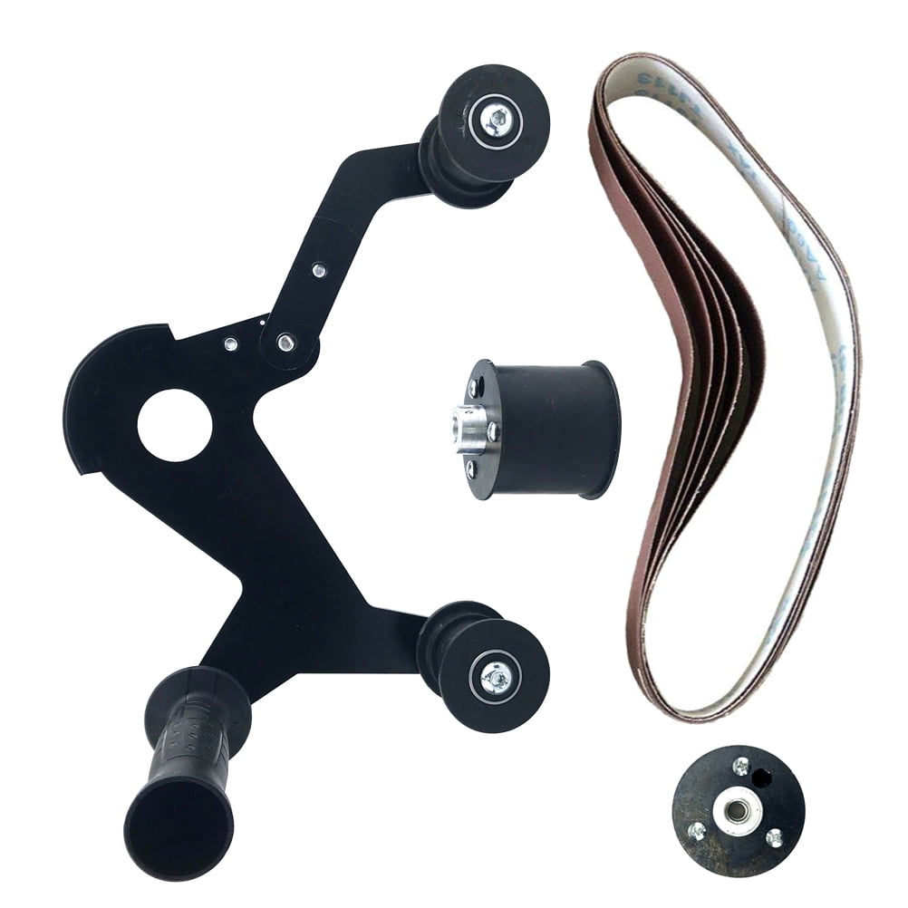 HOMEMAXS Belt Sander for Metal Working Kit Rust Removal Angle Grinder ...