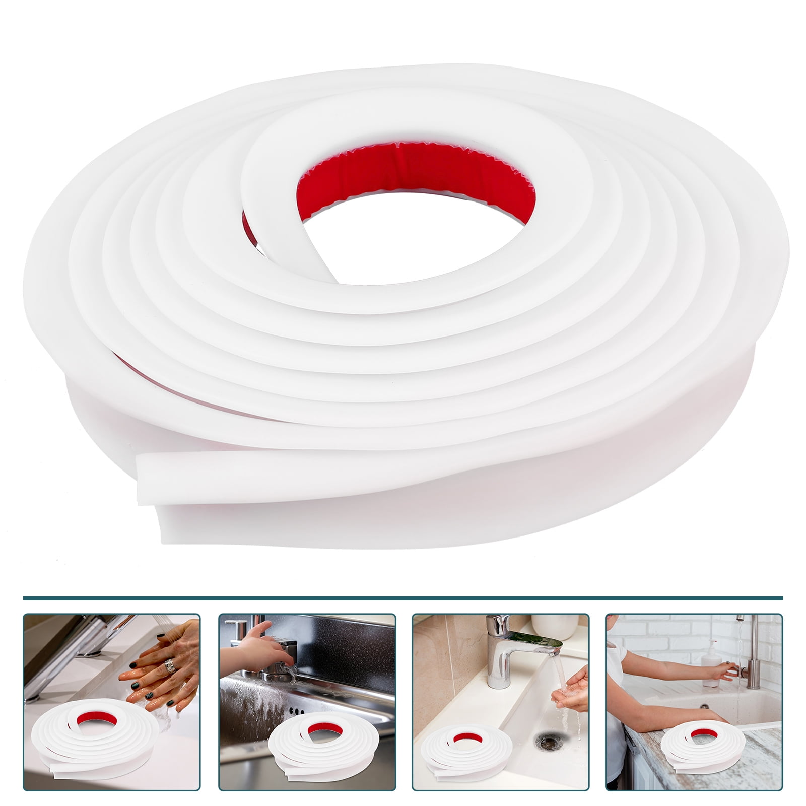 HOMEMAXS Bendable Water Separation Strip Bathroom Baffle Tape 1 Set ...