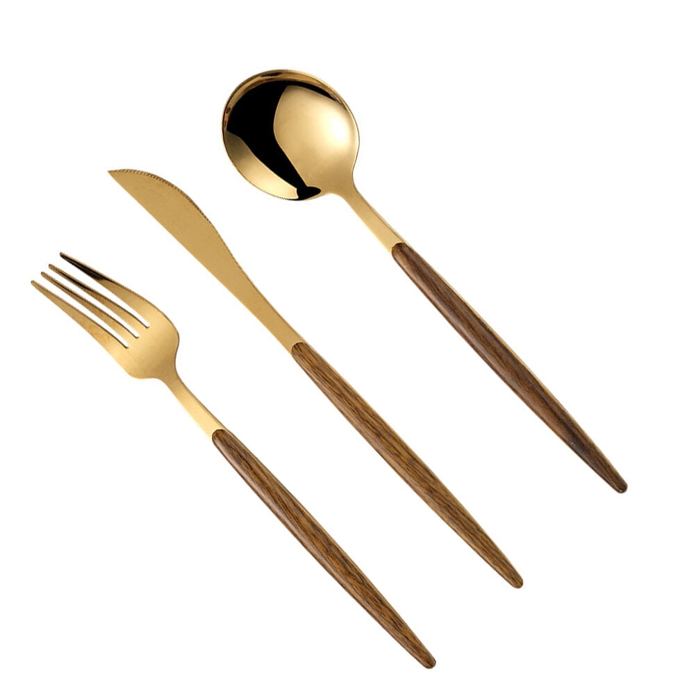 HOMEMAXS Bento Western Food Knife Fork Spoon BBQ Utensils Travel 22X1 ...
