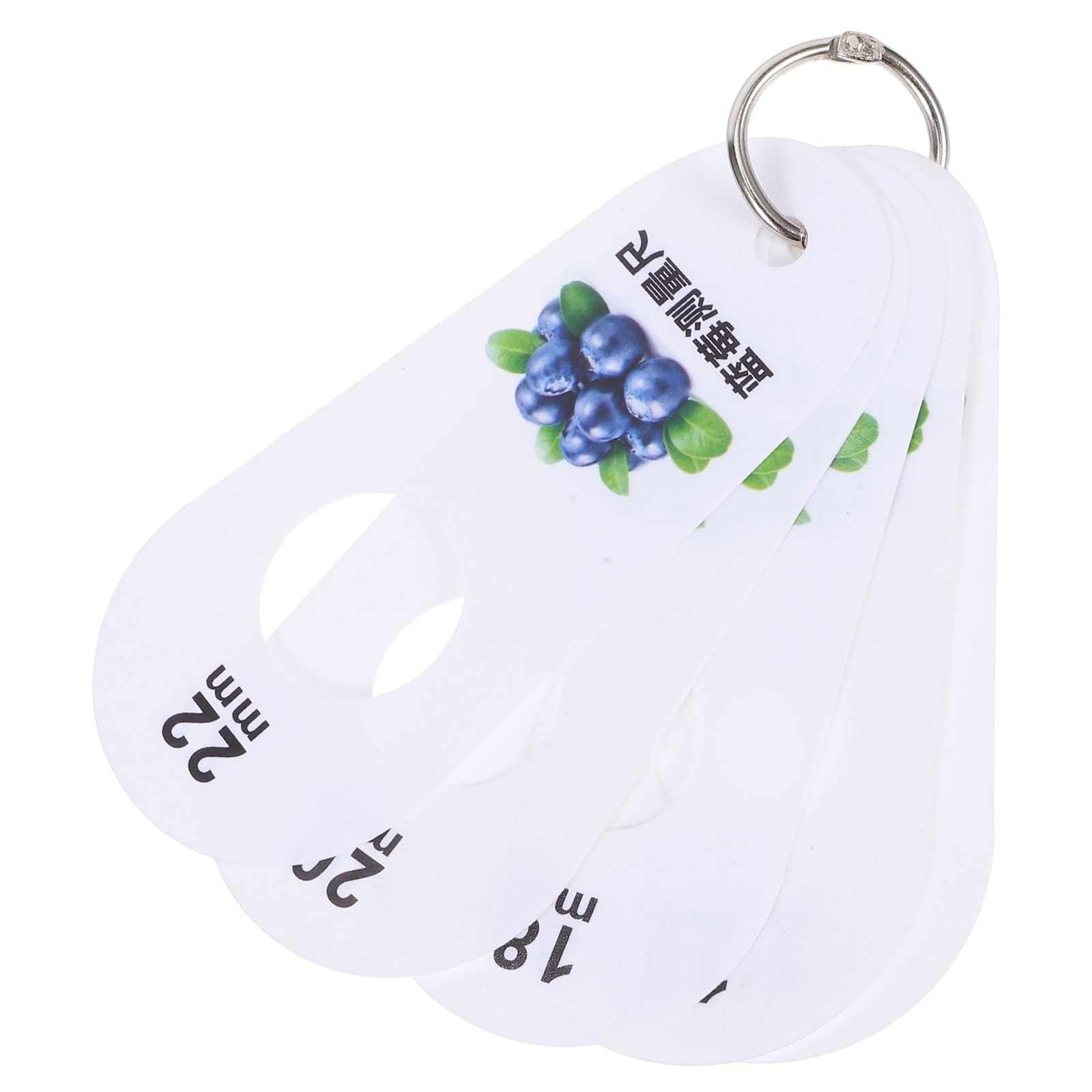 HOMEMAXS Berry Measurement Tool 12-22mm Blueberry Measuring Gauge Fruit ...