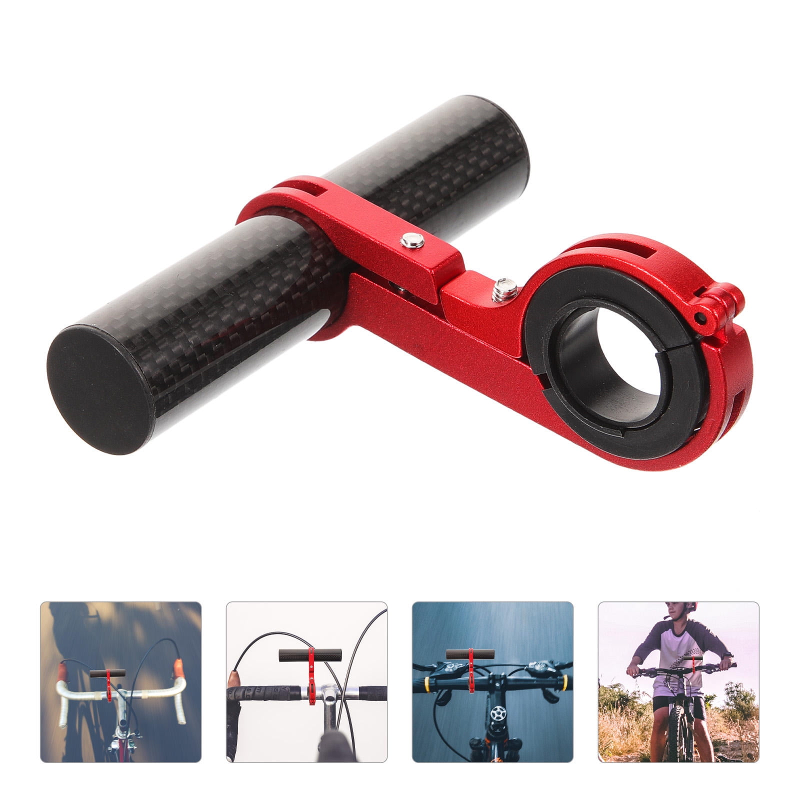 HOMEMAXS Bicycle Handlebar Extension Bike Extender Mount Car Light ...