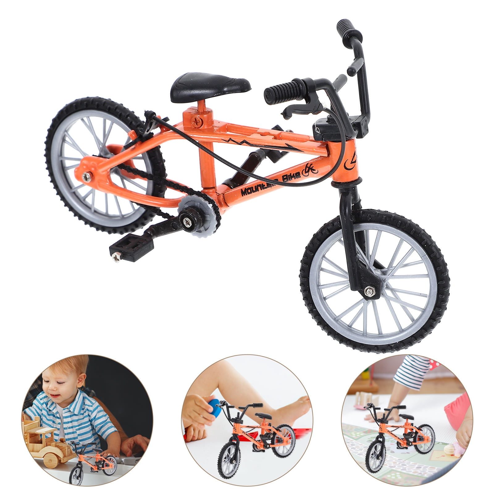 HOMEMAXS Bicycle Model Assembly Simulation Bike Realistic Mini ...
