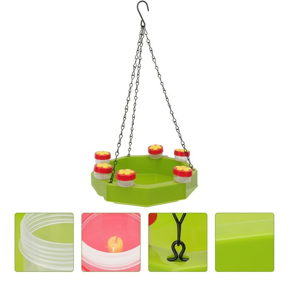 HOMEMAXS Bird Water Feeder Feeders for Birds Food Holder Fine Polished ...