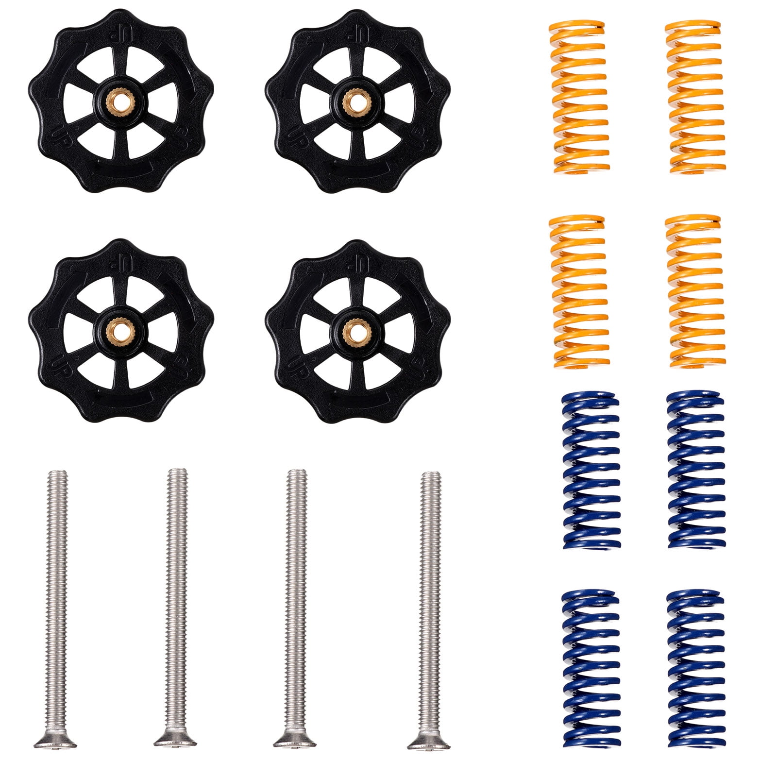1 Set 3D Printer Hot Bed Light Load Compression Mold Die Springs Screws ...