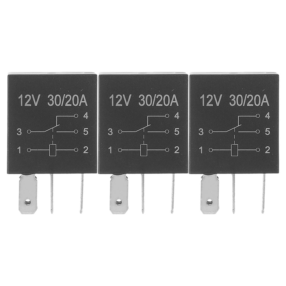 HOMEMAXS Automotive Relay Accessories with Copper Contacts and Black ...